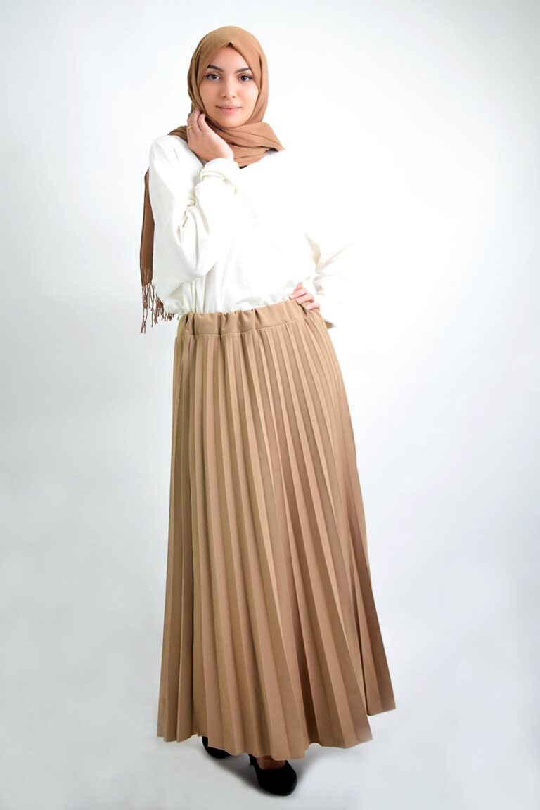 Lange plooi rok - Al Mouhtadoun Fashion