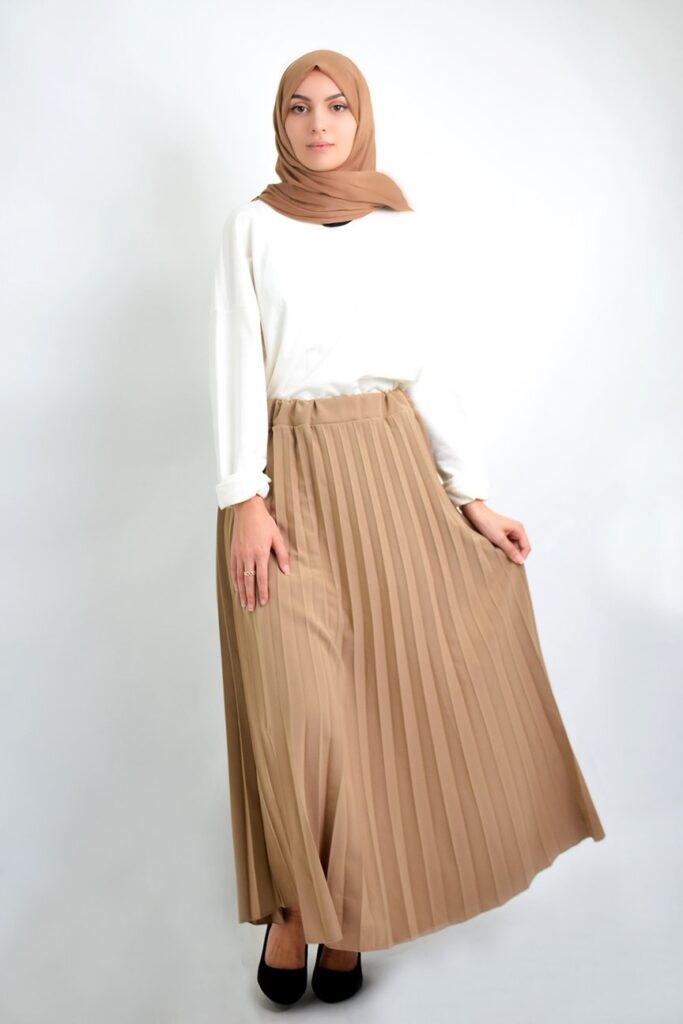 Lange plooi rok - Al Mouhtadoun Fashion