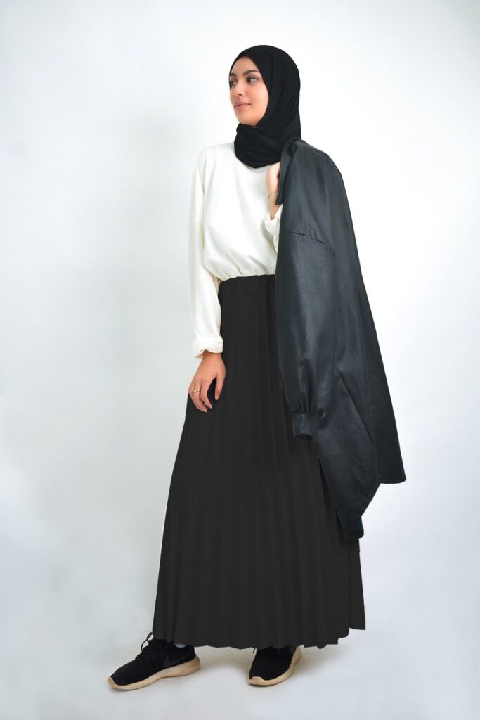 Lange plooi rok - Al Mouhtadoun Fashion